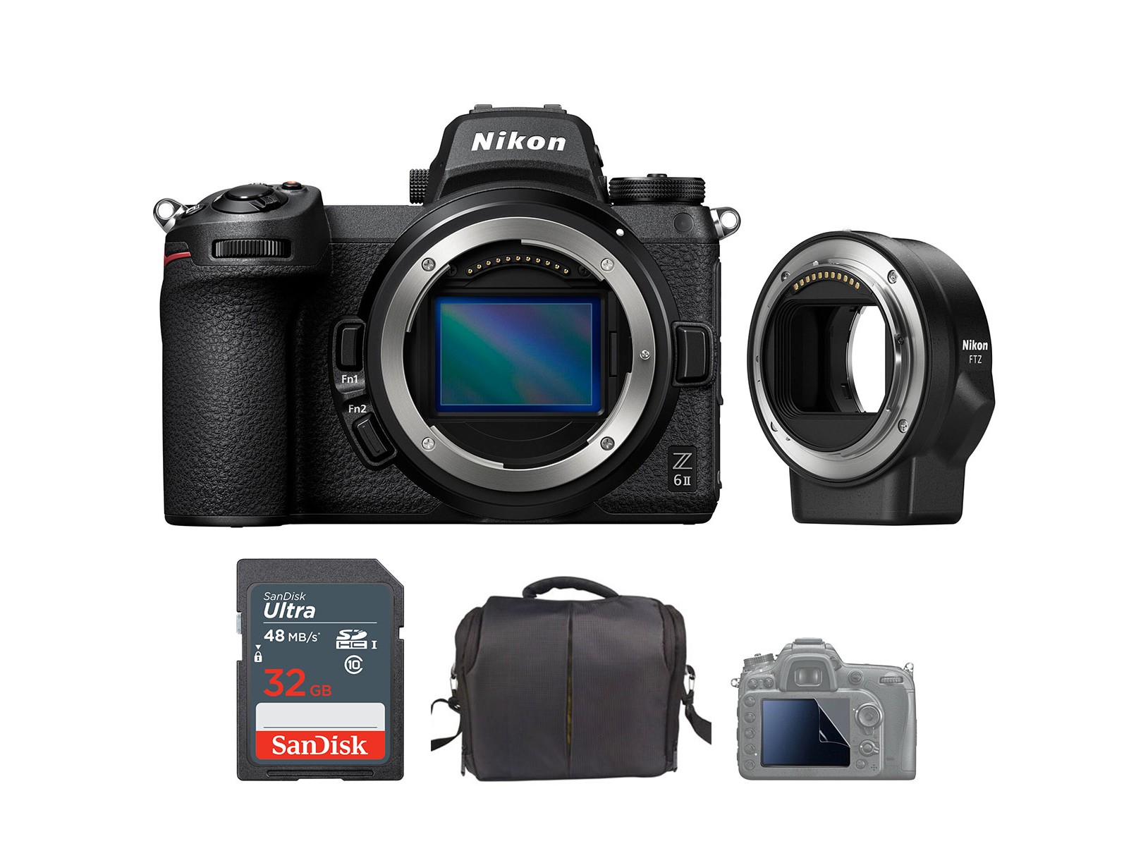 Nikon Z6 II Mirrorless Camera with Nikon FTZ II Mount Adapter - Tokyo ...