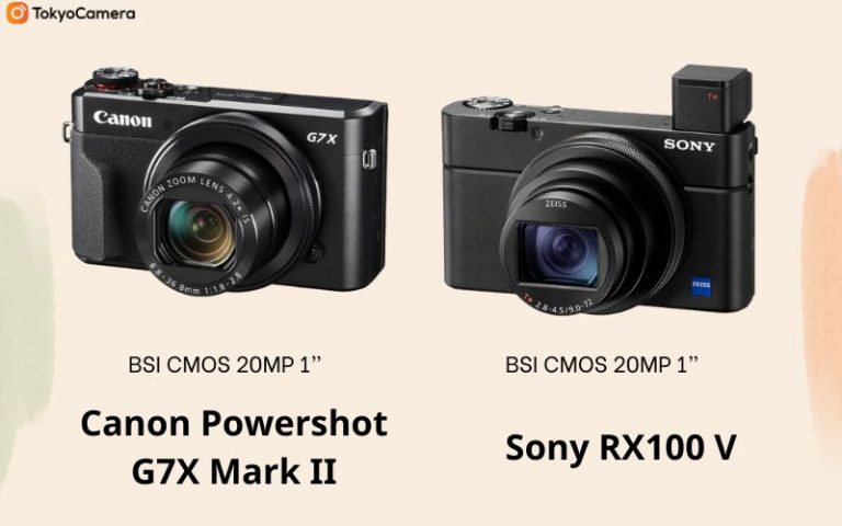 Canon Powershot G7X Mark II Vs Sony RX100 V - Siêu Nhỏ Gọn