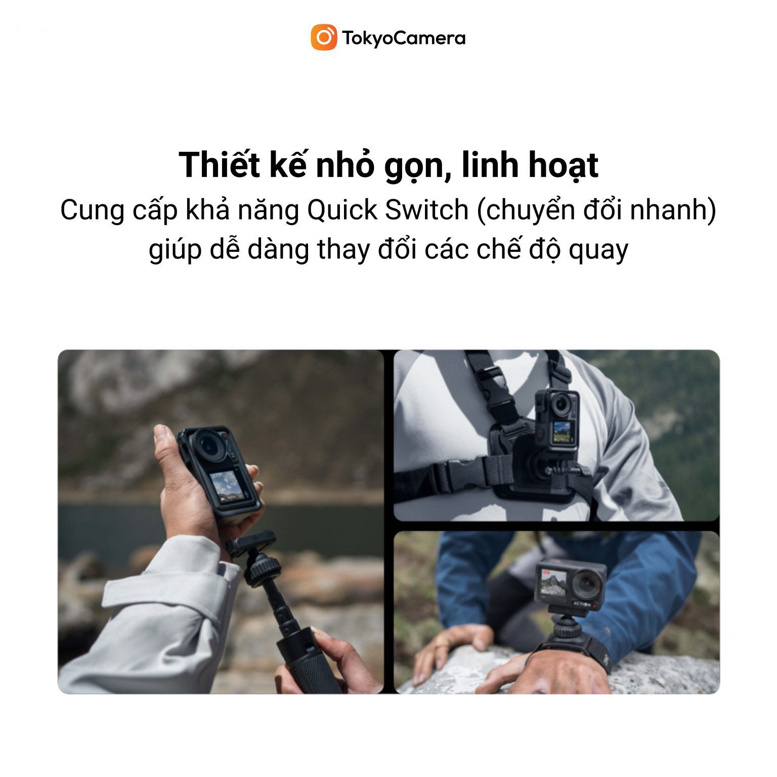 DJI Osmo Action 4 Chính Hãng, Mua Ngay Tại Tokyo Camera