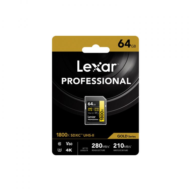 Thẻ Nhớ Lexar 64GB Professional 1800x UHS-II SDXC Giá Tốt