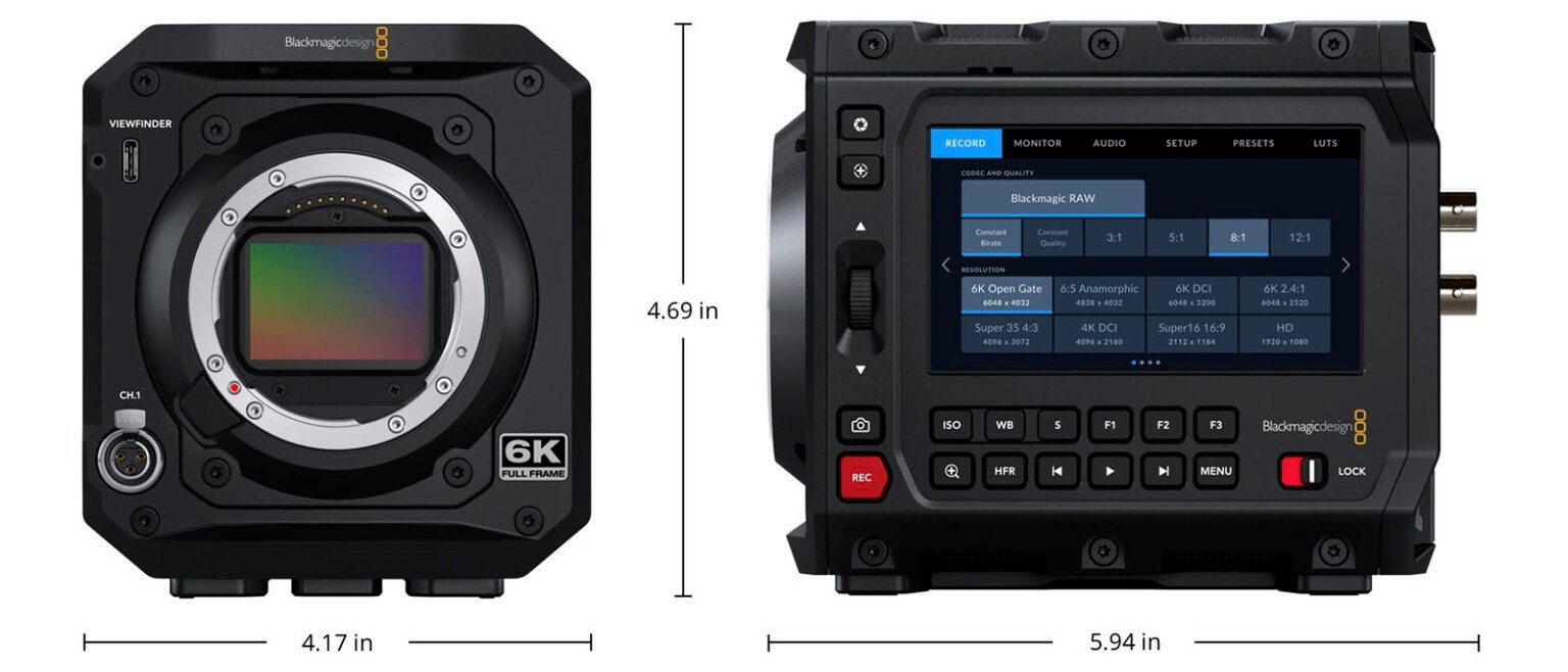 Ra Mắt Blackmagic Pyxis 6K - Máy Quay Full-Frame Dễ Sử Dụng