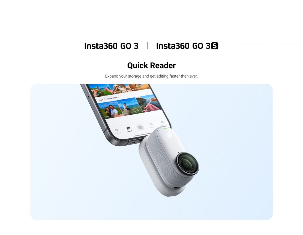 Insta360 GO 3S Quick Reader Giá Tốt Tại TokyoCamera